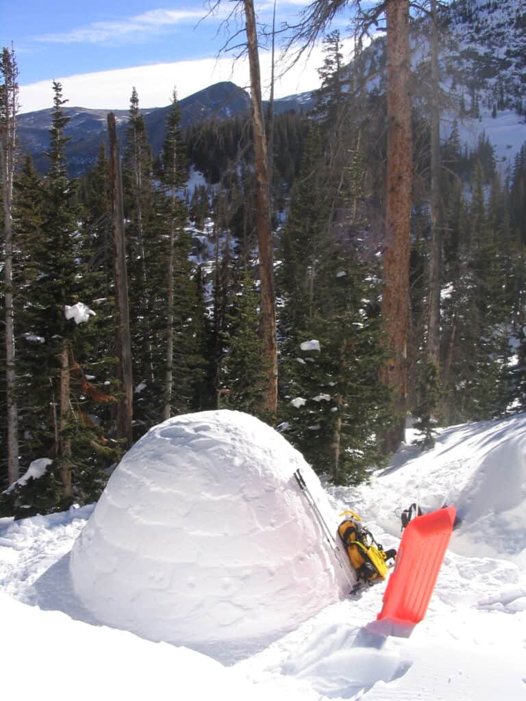 ICEBOX® Igloo Tool with Snow Shelter Door - SkiPulk